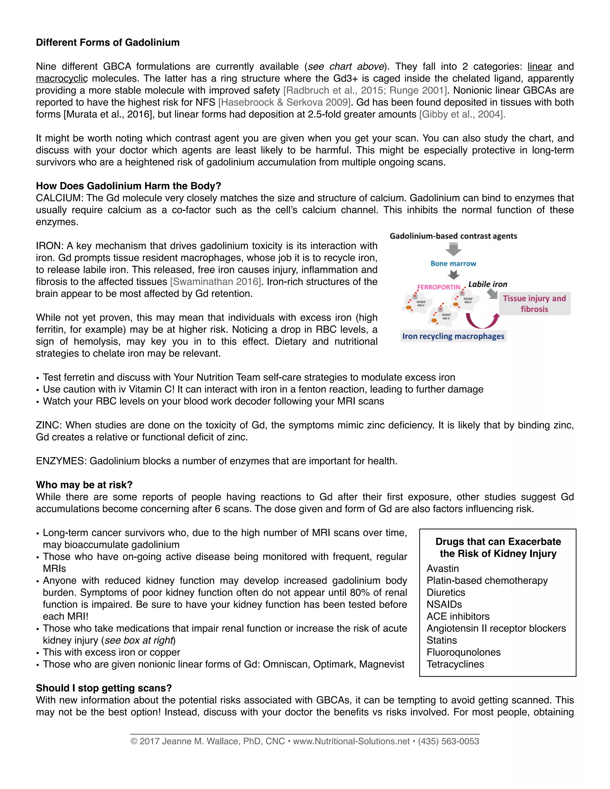 Gadolinium: MRI Contrast Agent | PDF