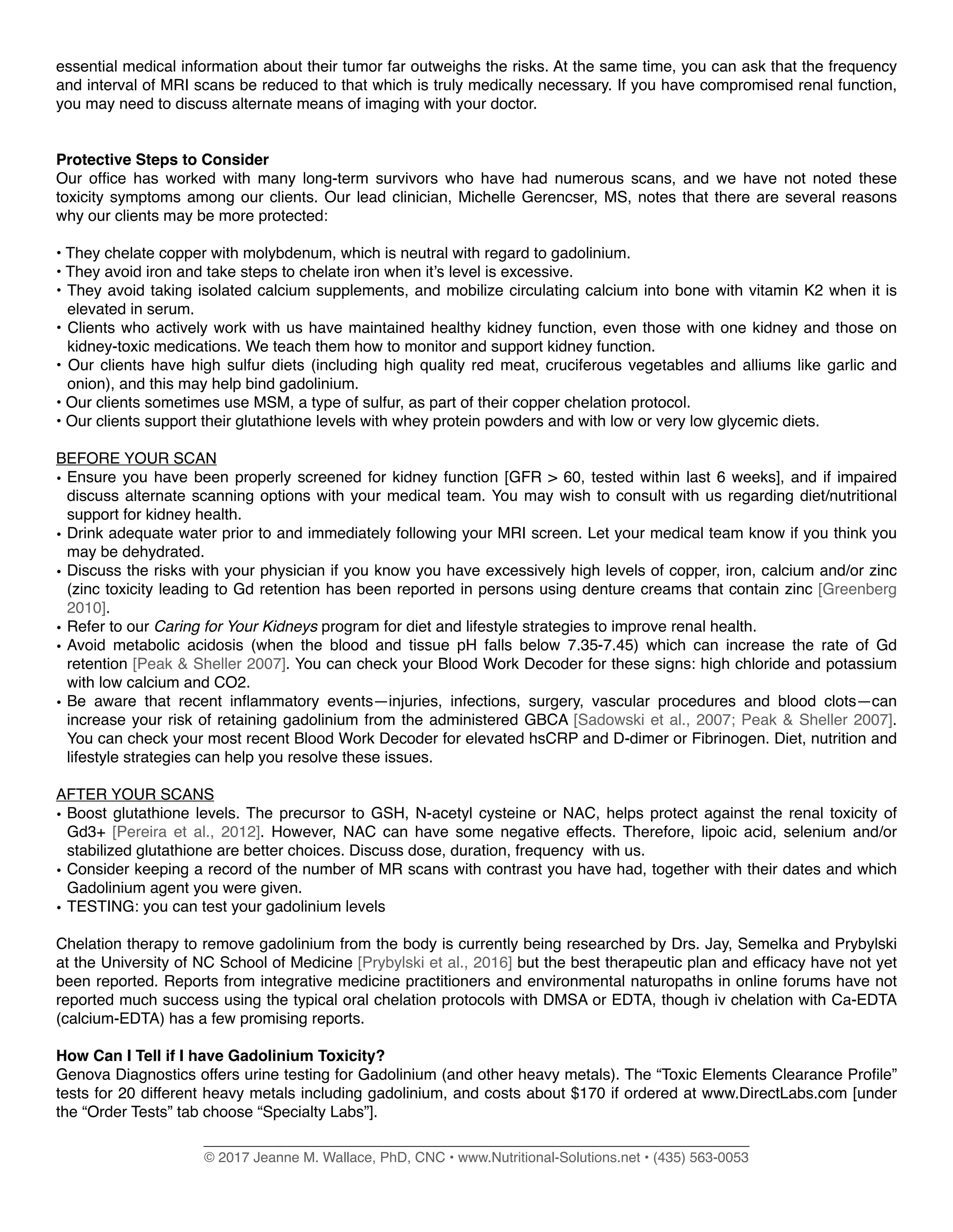 Gadolinium: MRI Contrast Agent | PDF