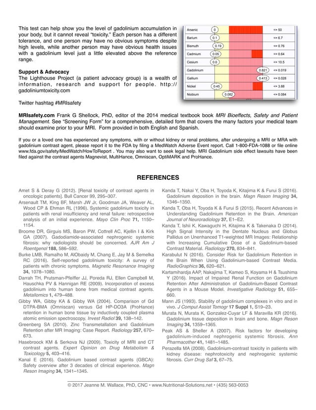 Gadolinium: MRI Contrast Agent | PDF