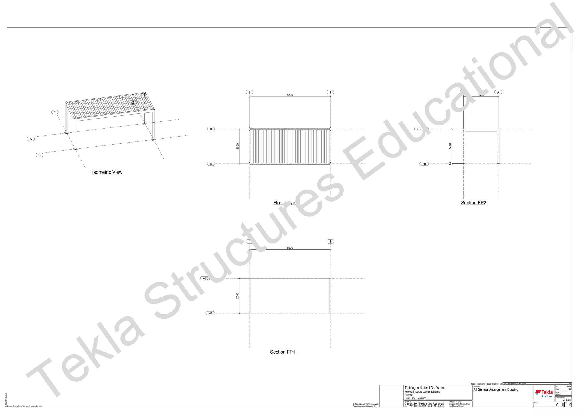 Pergola Structure | PDF