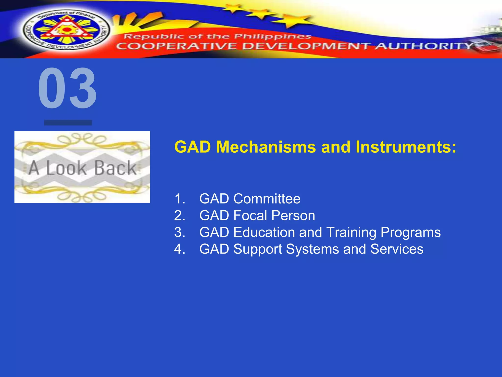 GAD Tool for Assessing Progress of Gender Equality in Primary ...