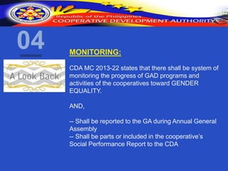 GAD Tool for Assessing Progress of Gender Equality in Primary ...