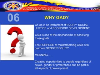 GAD Tool for Assessing Progress of Gender Equality in Primary ...