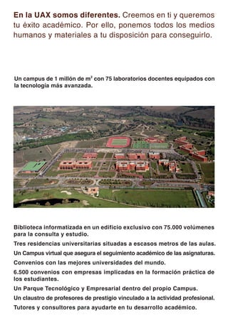 Grado en Ingenieria Aeroespacial Universidad Alfonso X el Sabio | PDF