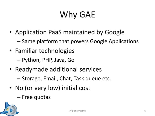 Using Google App Engine Python | PPT