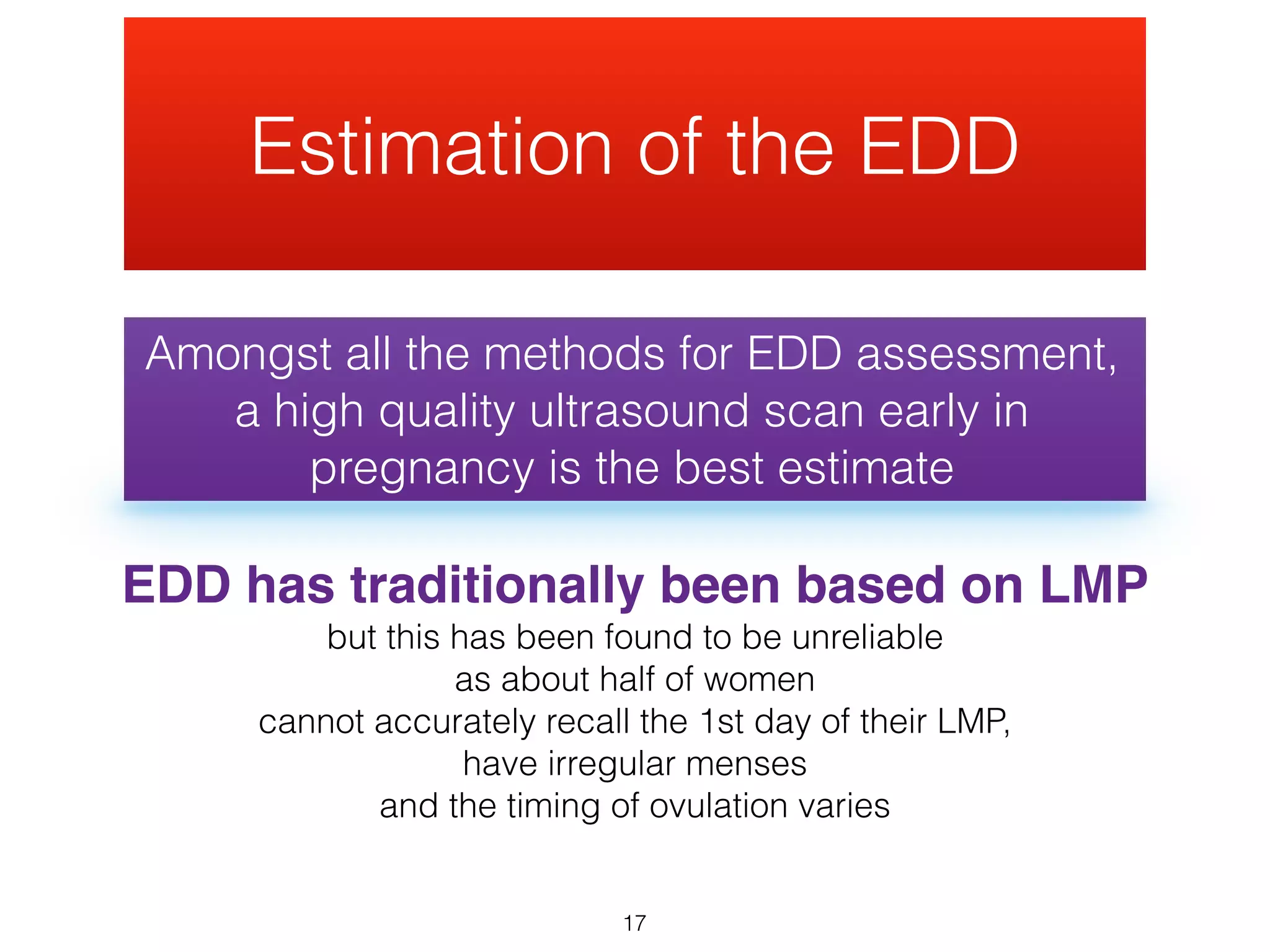Gestational Age & EDD | PDF