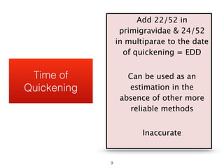 Gestational Age & EDD | PDF