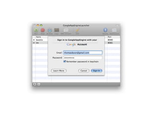 Hands on with Google App Engine | PDF | Computer Software and Applications | Computing