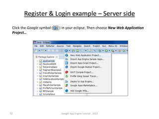 Google App Engine tutorial | PPT