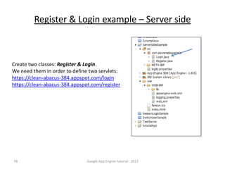 Google App Engine tutorial | PPT