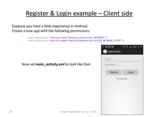 Google App Engine tutorial | PPT