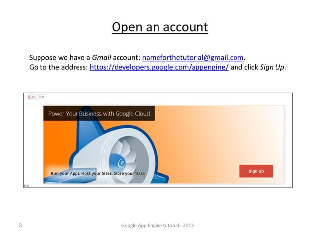 Google App Engine tutorial | PPT