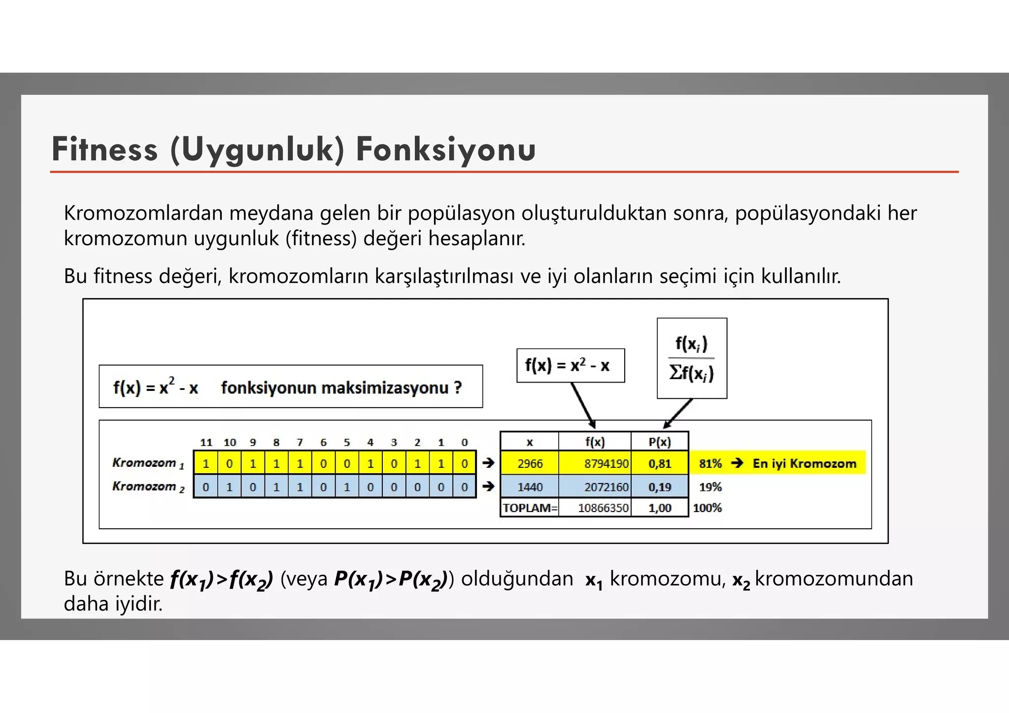 Genetic Algorithm Examples & Presentation (in Turkish) | PDF
