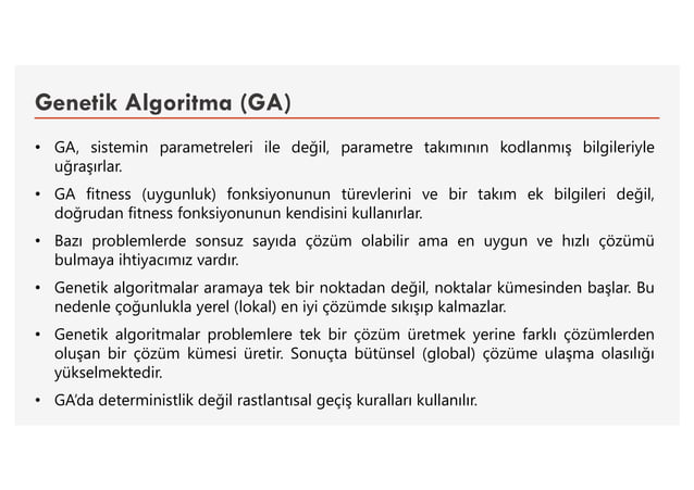 Genetic Algorithm Examples & Presentation (in Turkish) | PDF