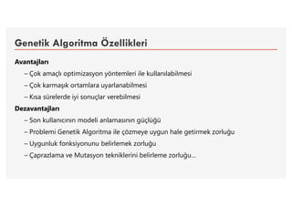 Genetic Algorithm Examples & Presentation (in Turkish) | PDF