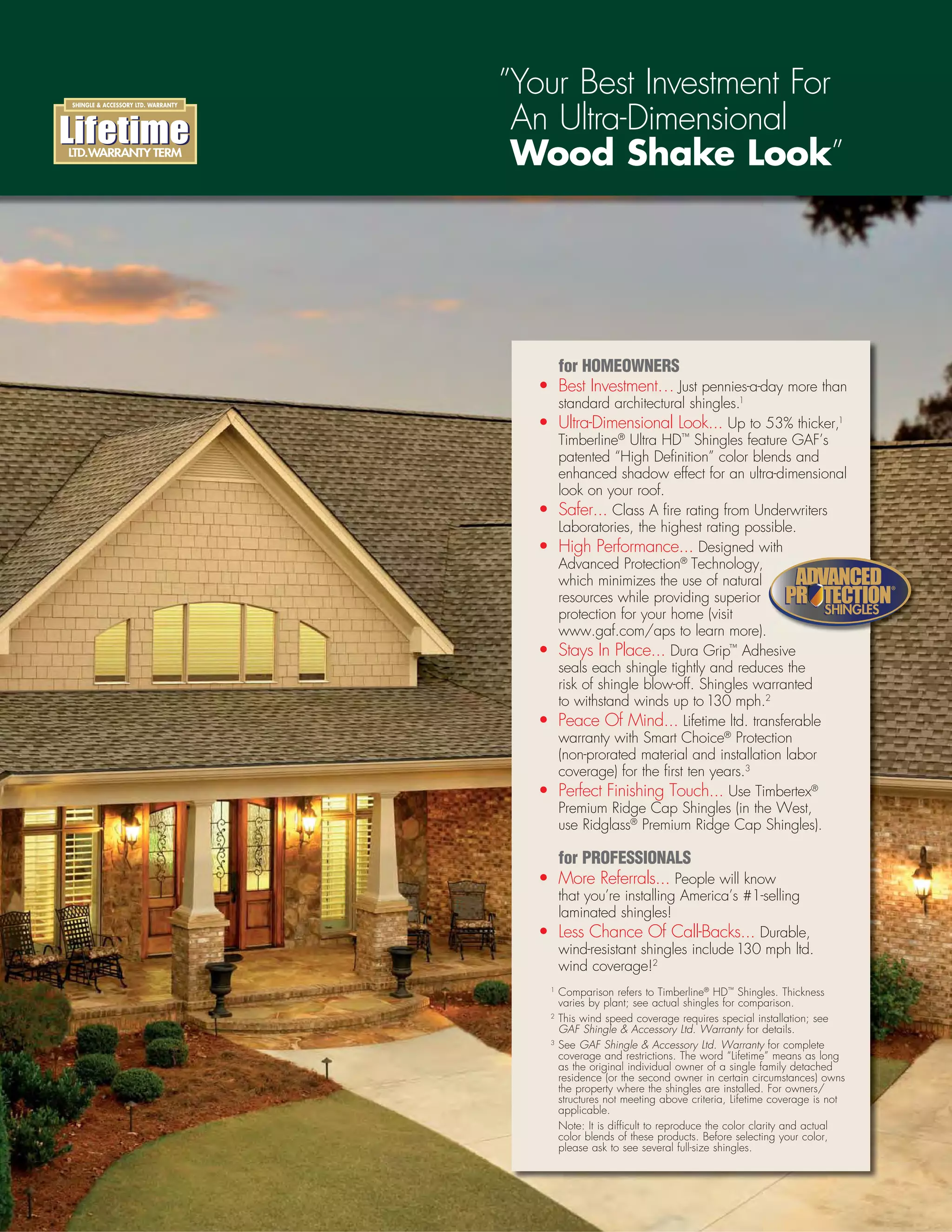 Gaf timberline-uhd | PDF