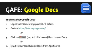 Google Apps for Education in CEWA Schools | PDF