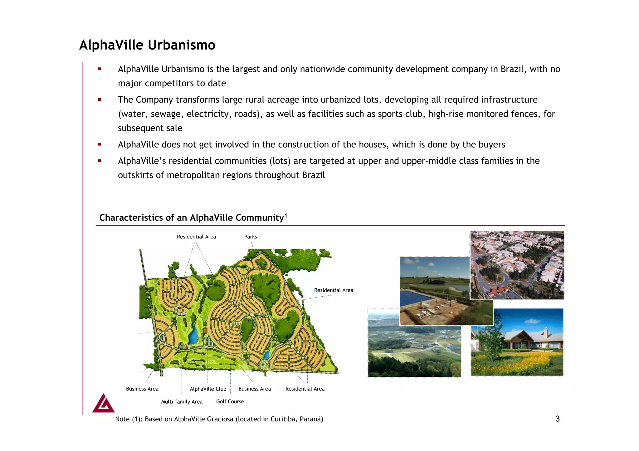 Gafisa acquires alpha ville urbanismo | PDF