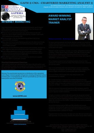 Kenya Chartered Marketing Analyst Certificate Course | PDF