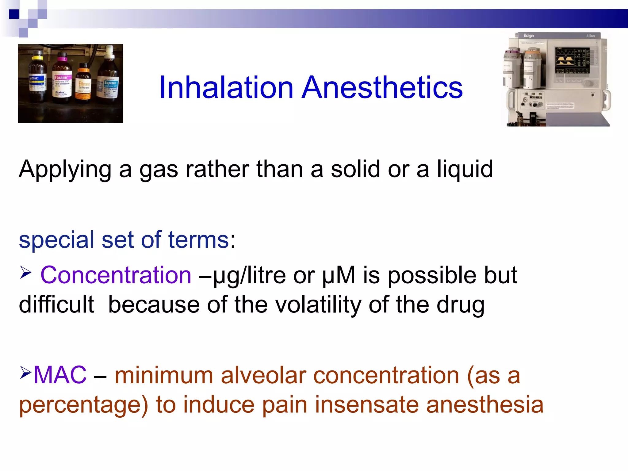 Introduction to Anesthesia for medical students | PPT