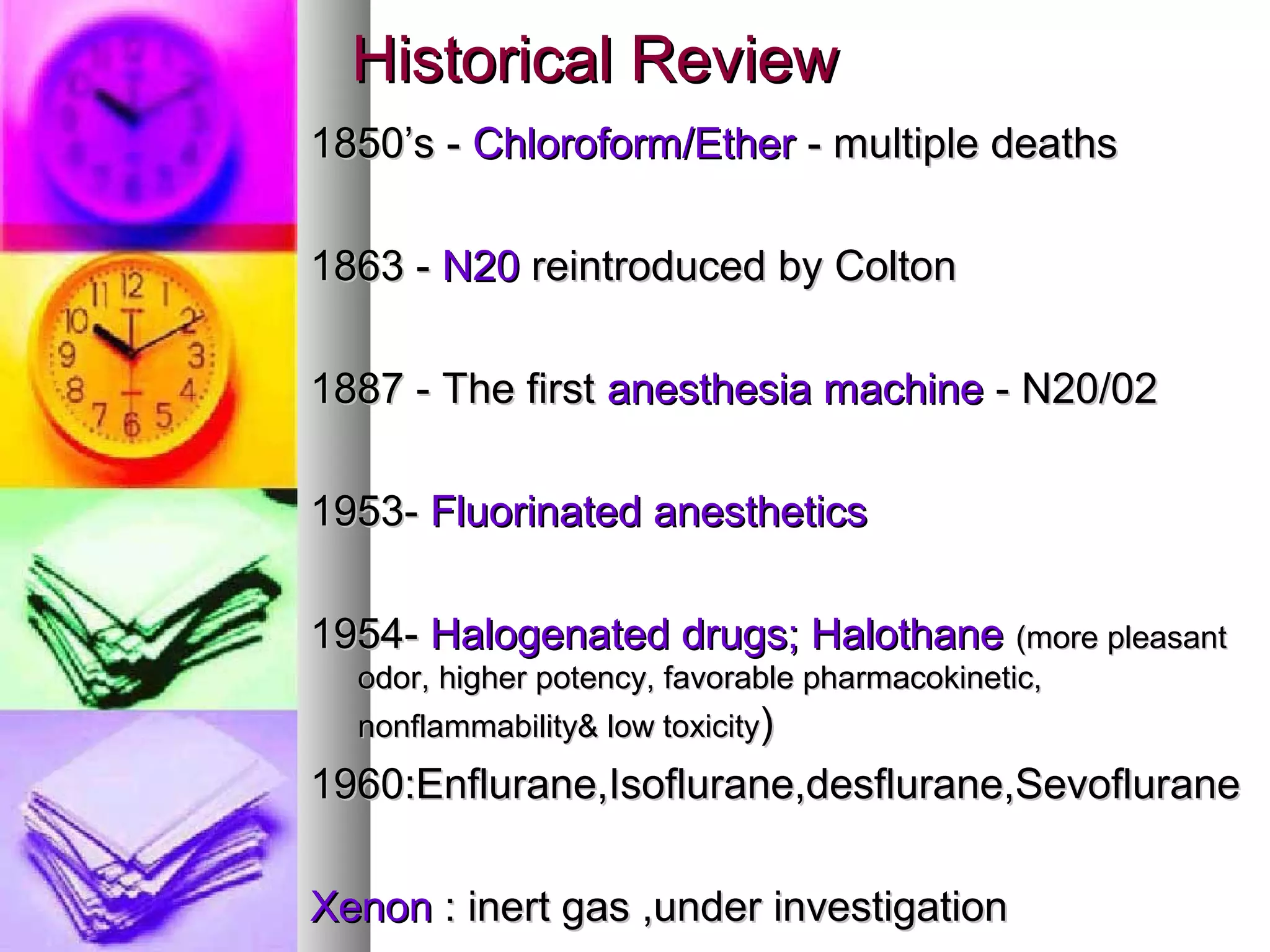 Introduction to Anesthesia for medical students | PPT