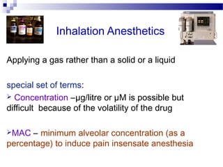 Introduction to Anesthesia for medical students | PPT
