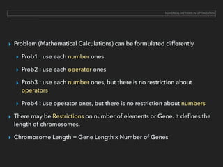 Genetic Algorithms for optimization | PDF