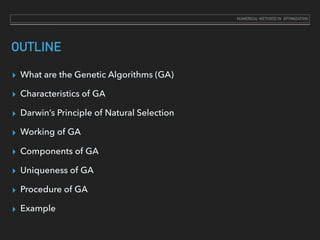 Genetic Algorithms for optimization | PDF