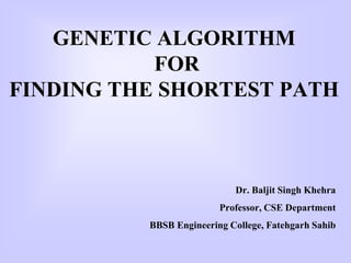 Ga for shortest_path | PPT