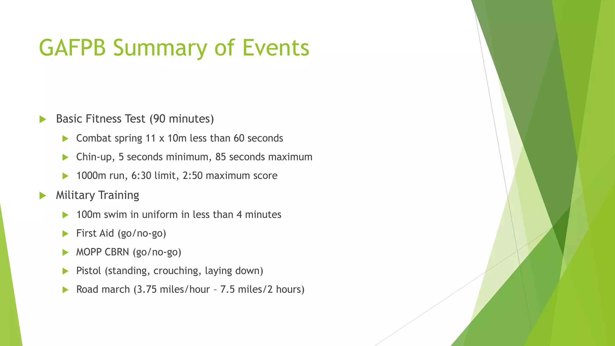 German Armed Forces Proficiency Badge 2018 | PPTX