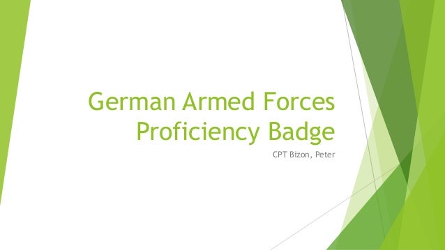 German Armed Forces Proficiency Badge 2018