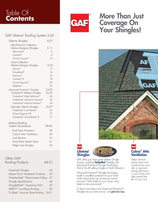 Gaf residential full_line_brochure | PDF