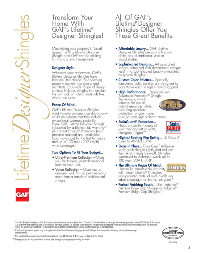 Gaf residential full_line_brochure | PDF