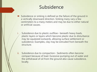 landsliding & mass movement | PPTX