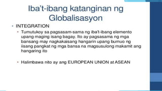 GLOBALISASYON | PPTX