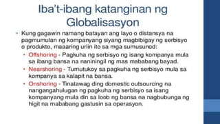 GLOBALISASYON | PPTX