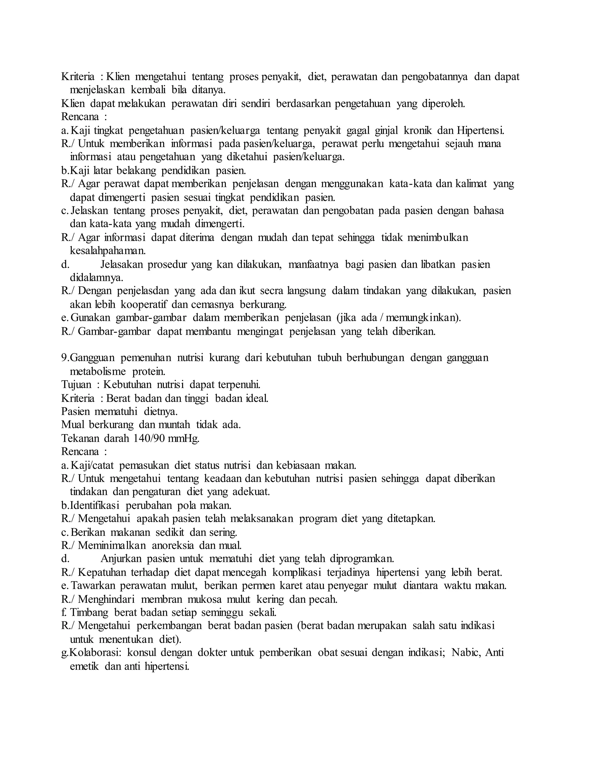 Gagal ginjal kronik | DOCX