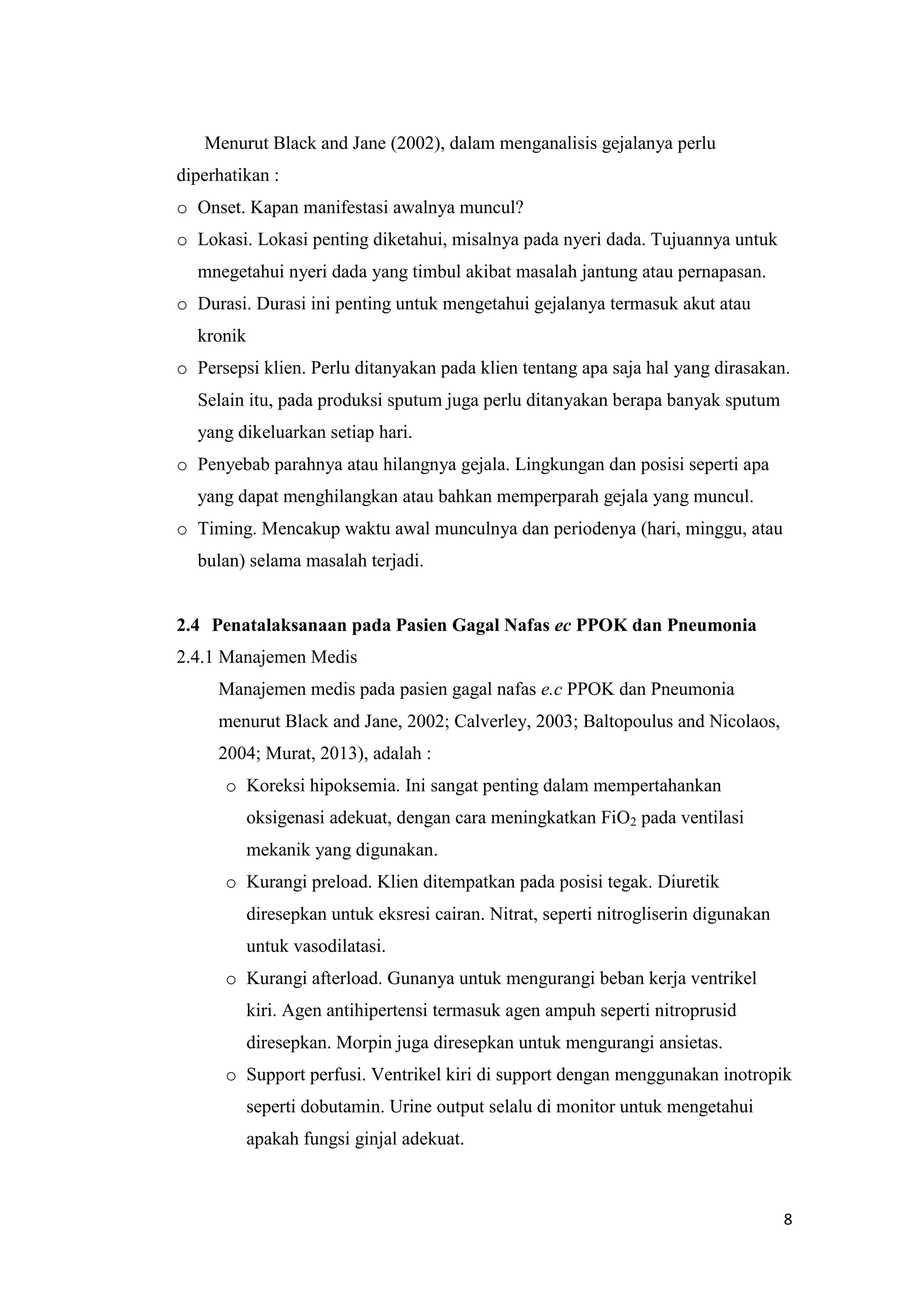Gagal napas e.c ppok dan pneumonia | DOCX