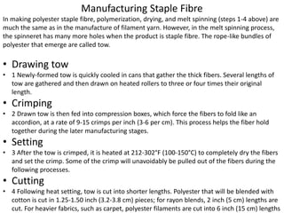 process of manufacturing and dyeing cotton,cotton-polyester,polyester ...