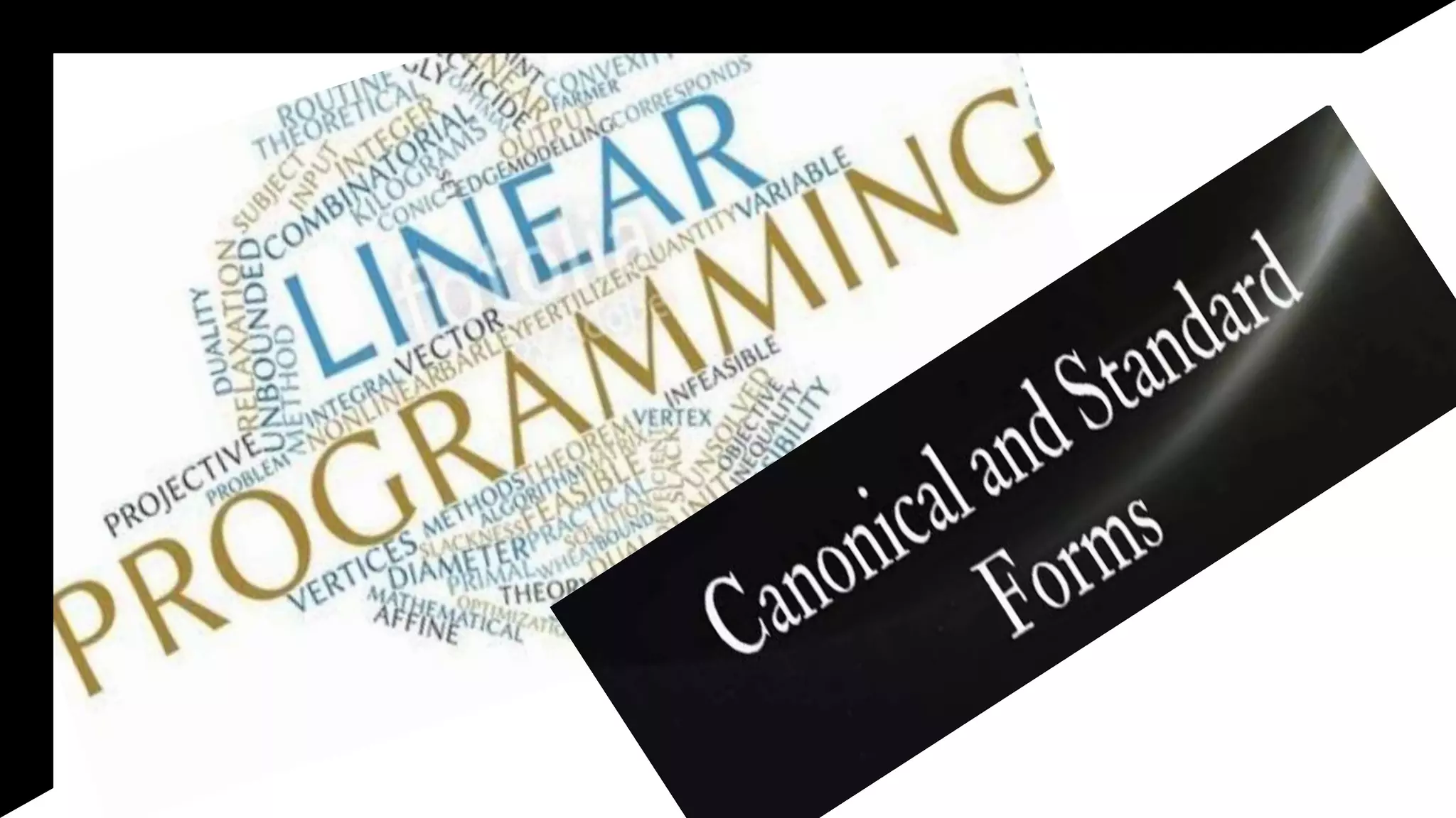 Canonical form and Standard form of LPP | PPTX