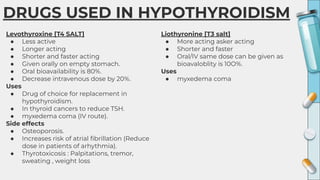 Thyroid inhibitors slides prepared by medical student | PPT