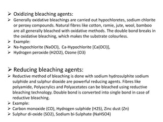 semi bleaching,bleaching and OBA | PPT