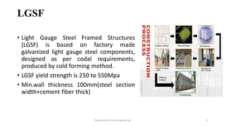 internship presentation on light gauge steel structure.ppt