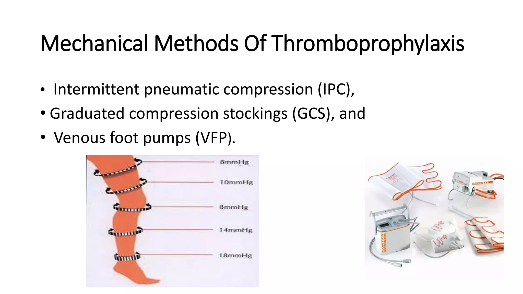 dvt prophylaxis, in icu, deep venous thrombosis prophylaxis , | PPTX ...