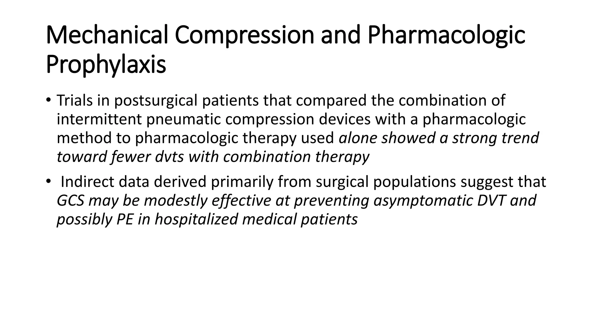 dvt prophylaxis, in icu, deep venous thrombosis prophylaxis , | PPTX