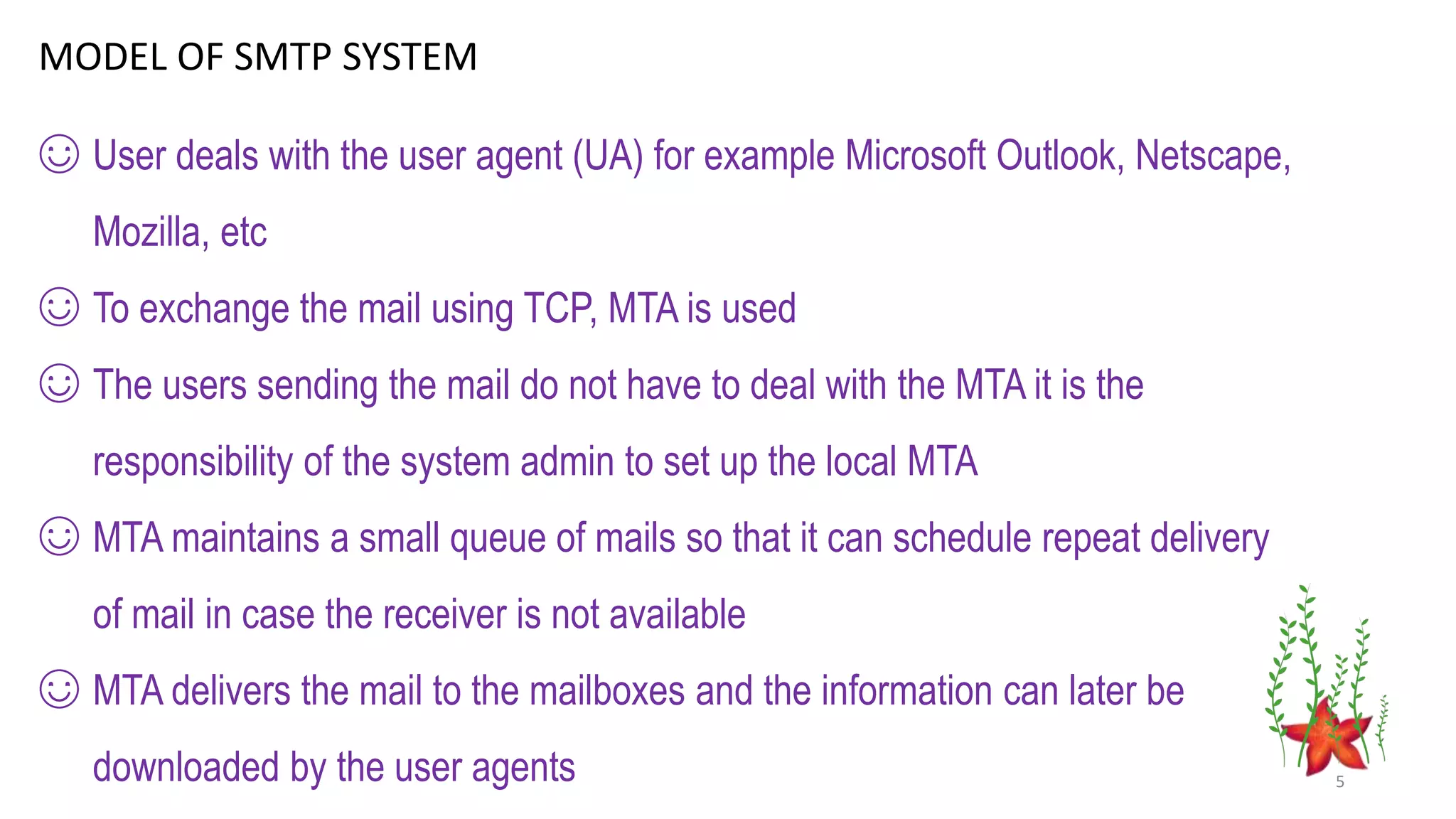Simple Mail Transfer Protocol | PPT