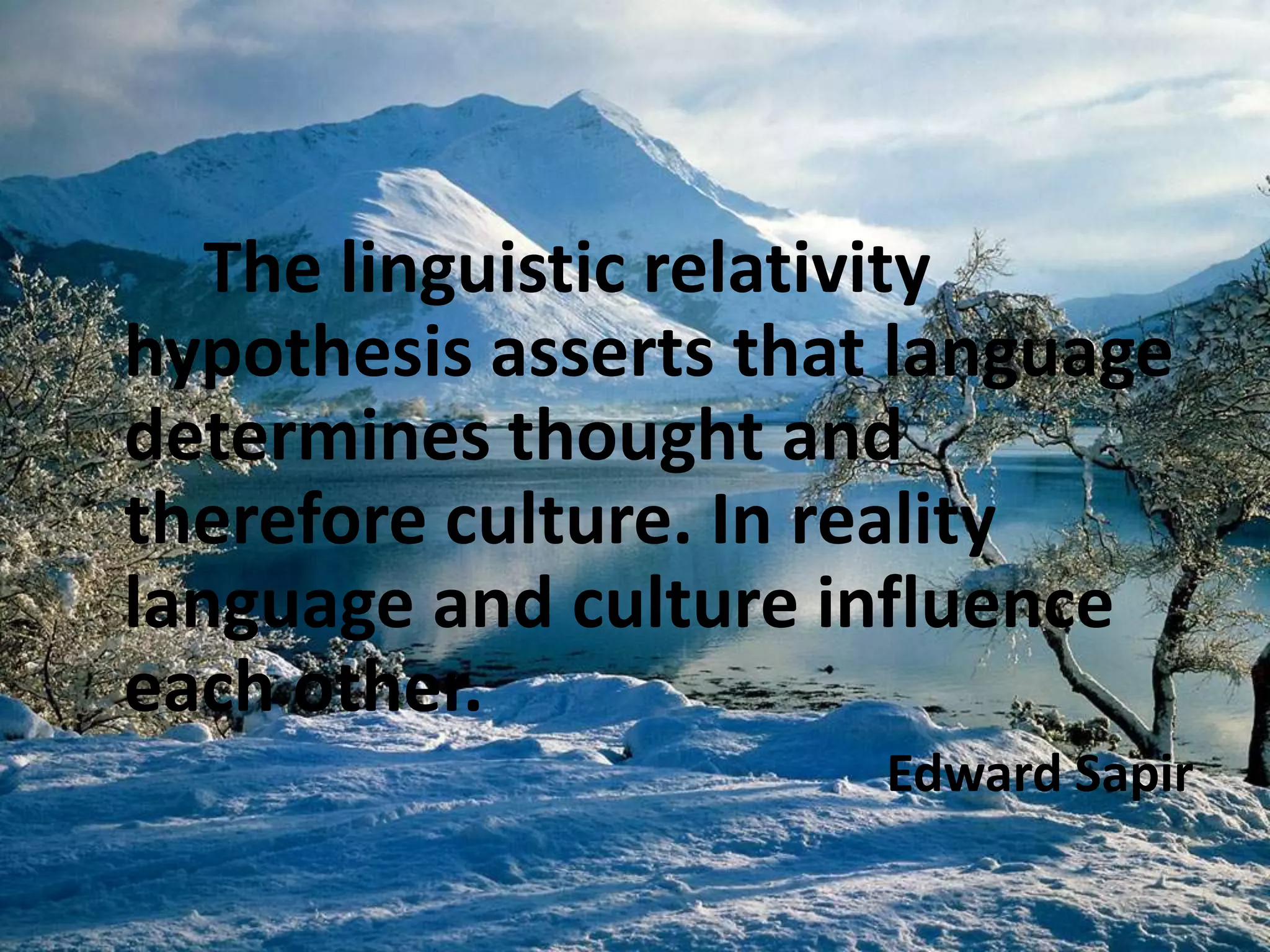 relationship of language and culture | PPTX