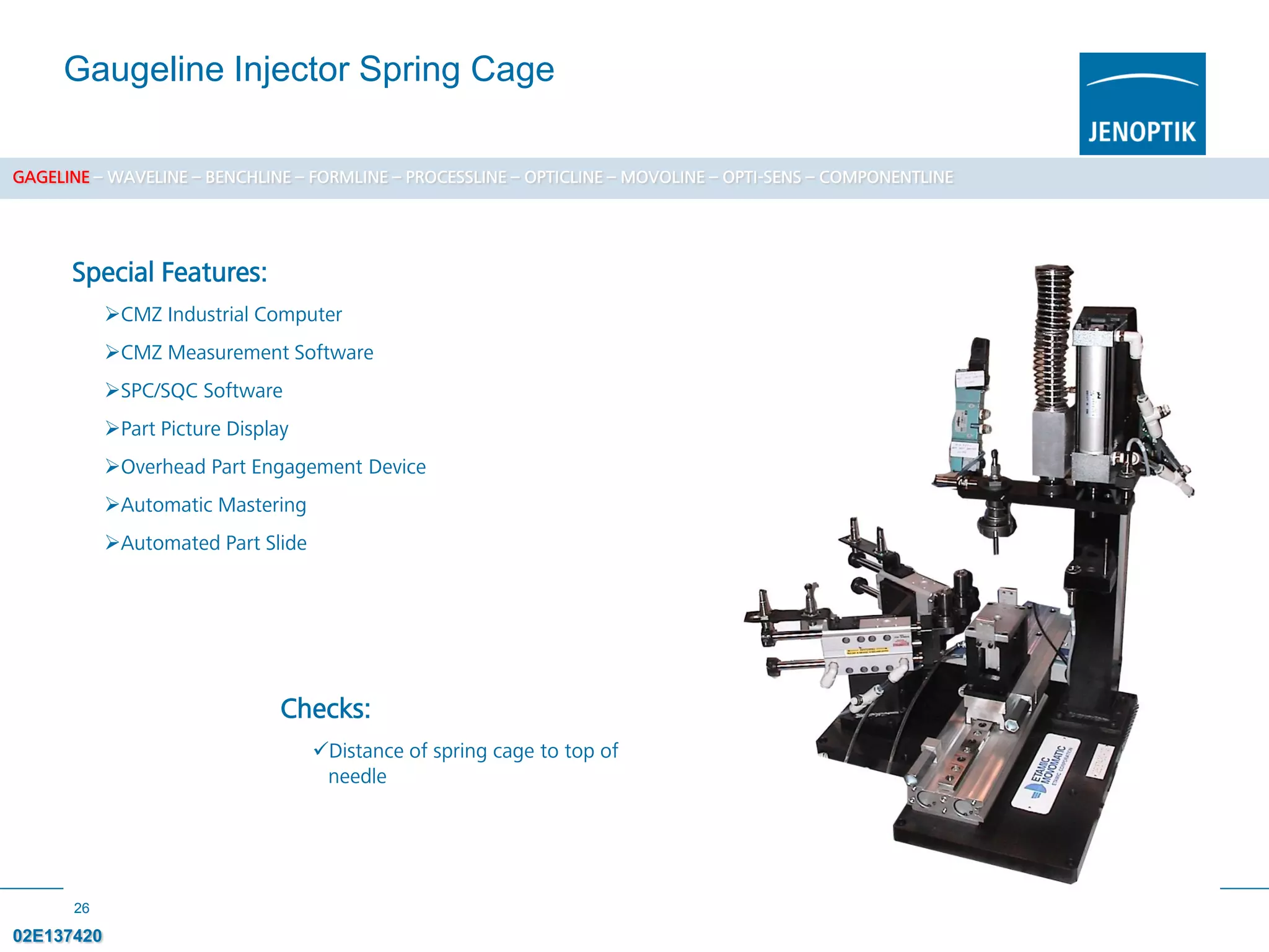 Gageline by Jenoptik | PDF