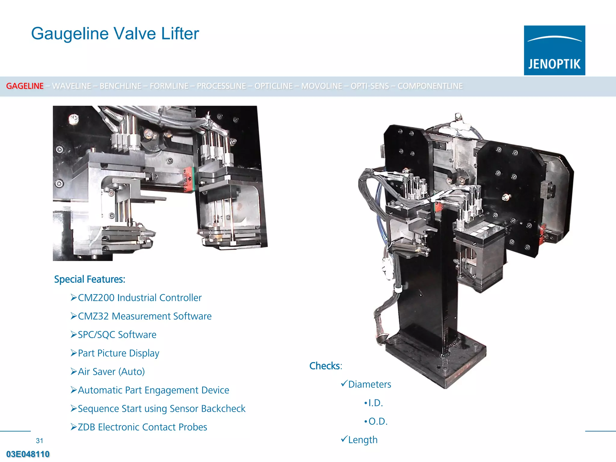 Gageline by Jenoptik | PDF