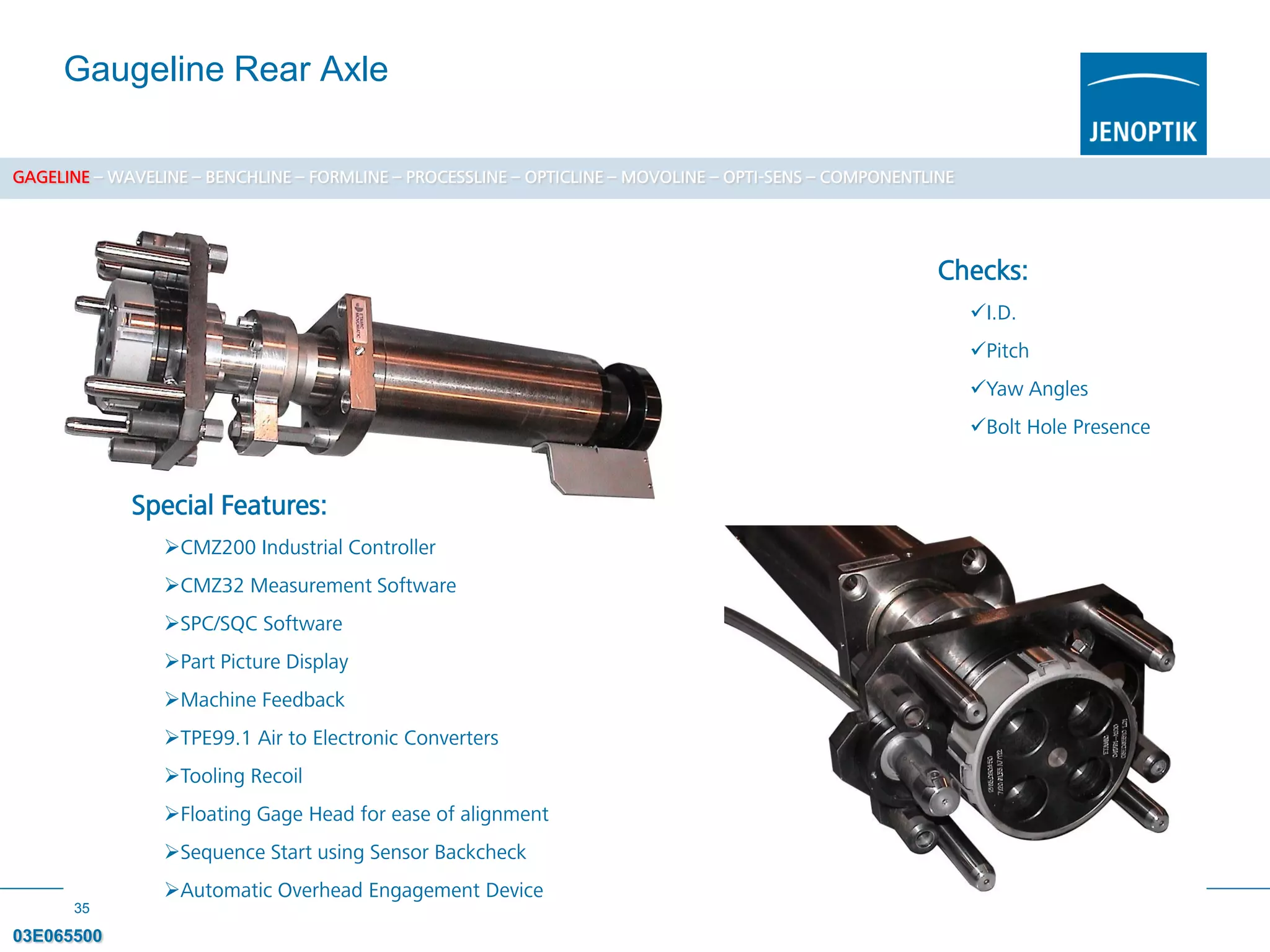 Gageline by Jenoptik | PDF